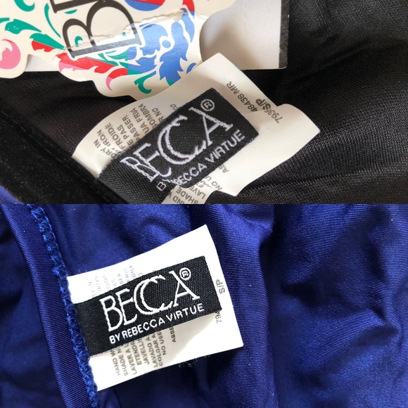 BECCA | Swim | Becca Navy Blue Tankini Bathing Suit Set | Poshmark